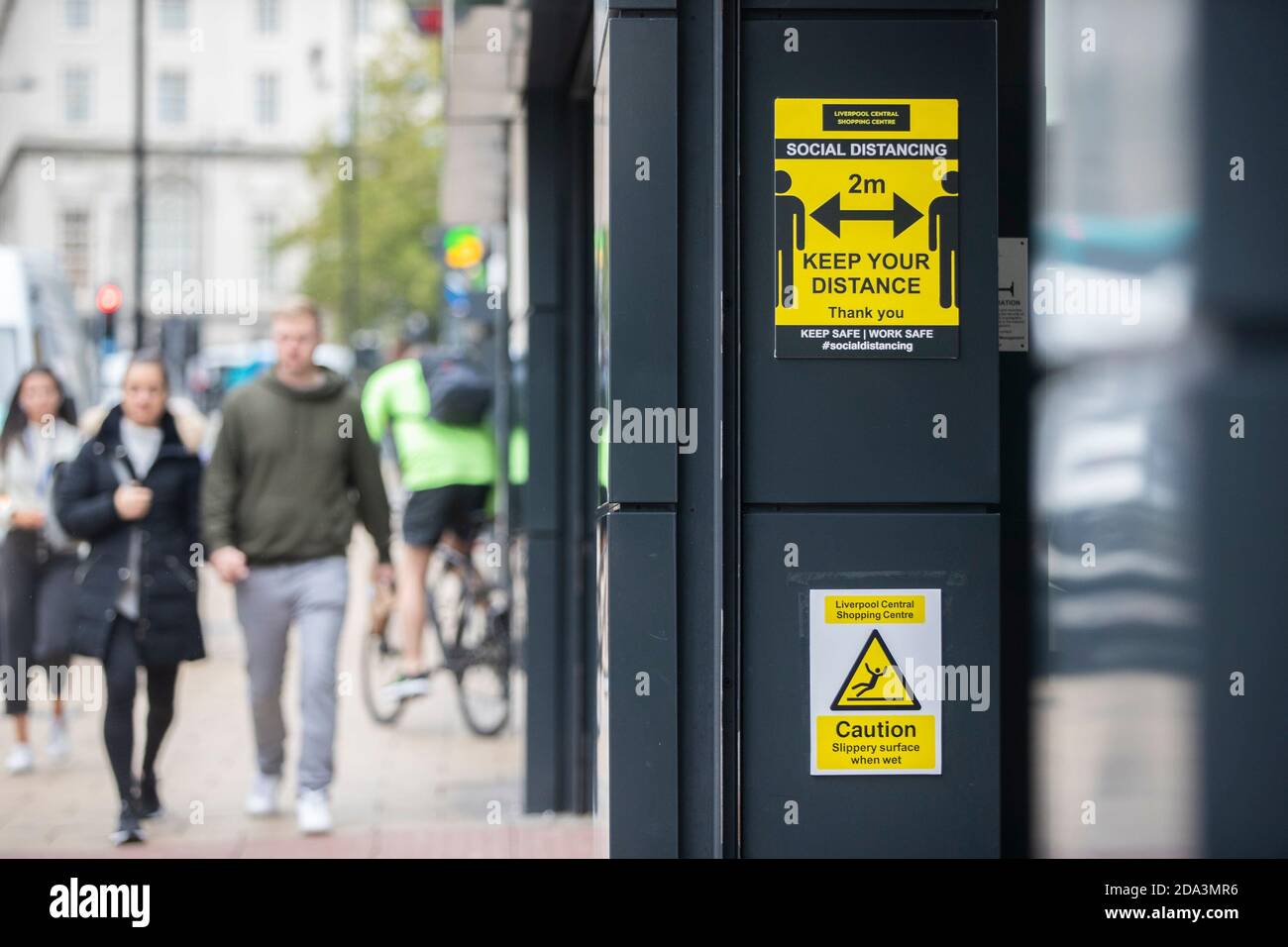 Liverpool city centre as Tier 3 lockdown is introduced Stock Photo - Alamy