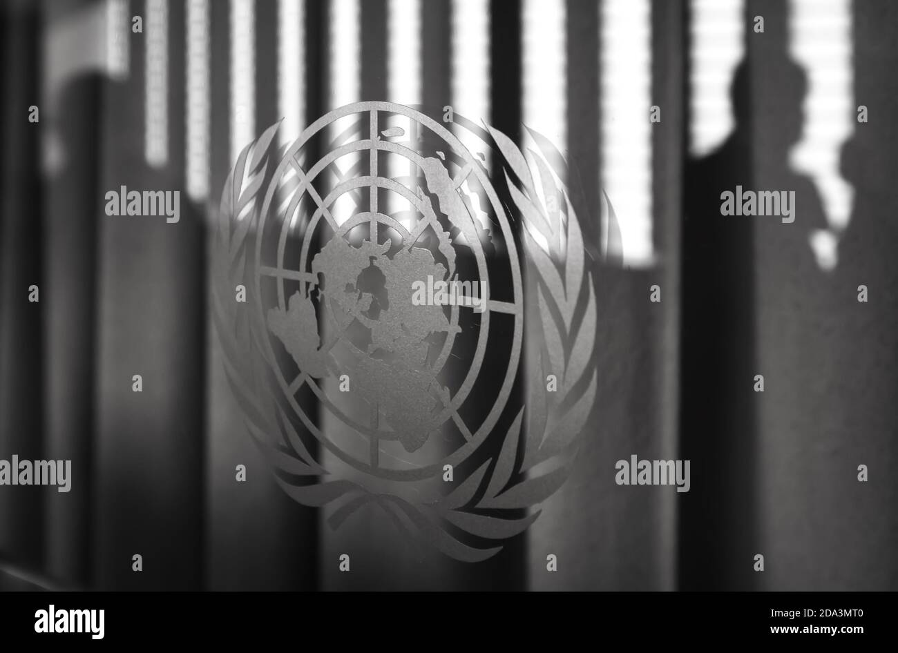 United nations official logo hi-res stock photography and images - Alamy