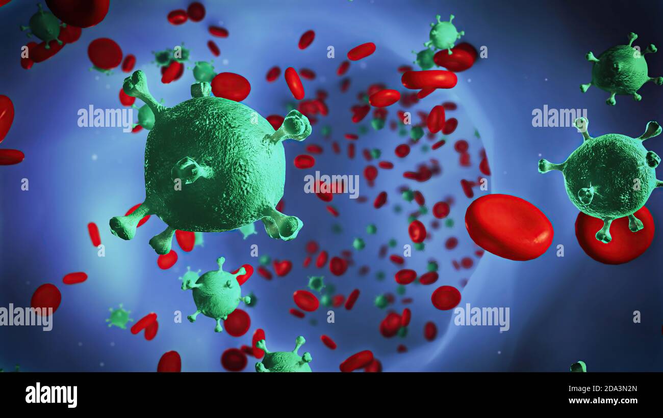 Coronavirus disease COVID-19 infection in human blood. Medical ...