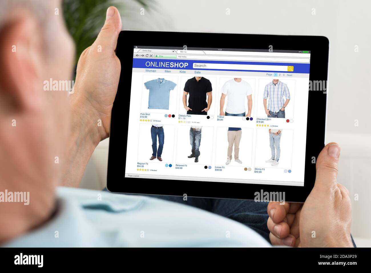 People buying products online shopping with cards Stock Photo - Alamy