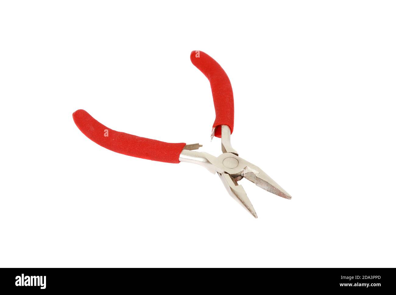 Closeup high angle shot of pliers on an isolated white surface Stock ...