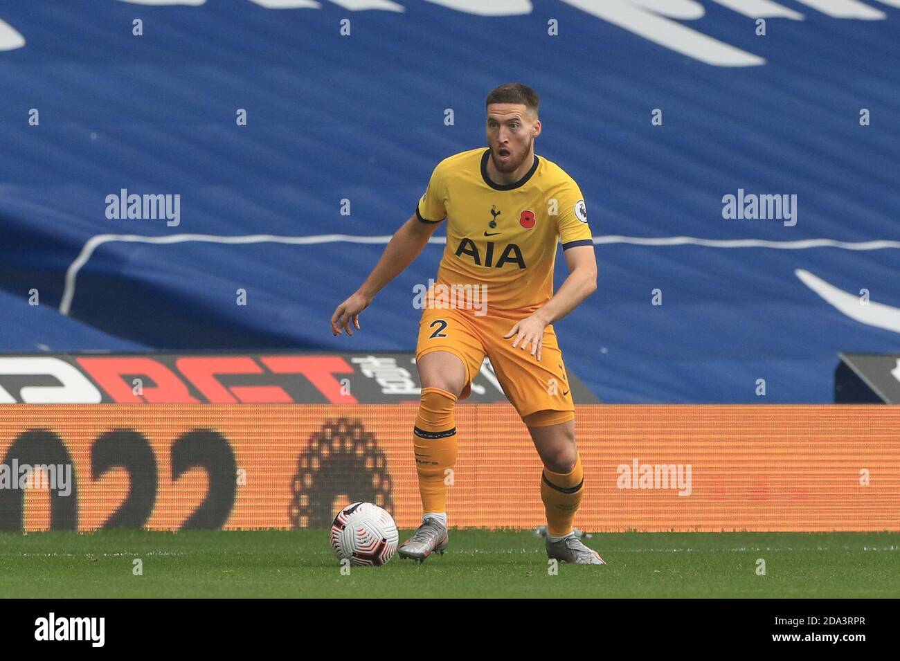Matt Doherty #2 of Tottenham Hotspur in action during the game Stock ...