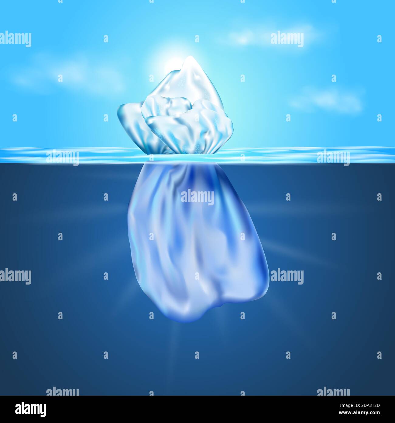 Ice floes background Stock Vector Images - Alamy