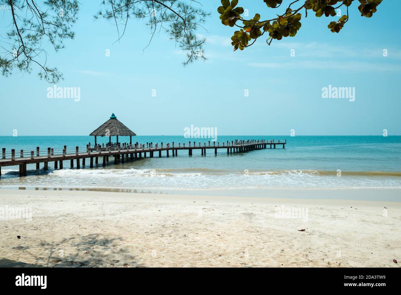 Beach in front of Hotel Independence, Sihanoukville, Cambodia, Asia ...
