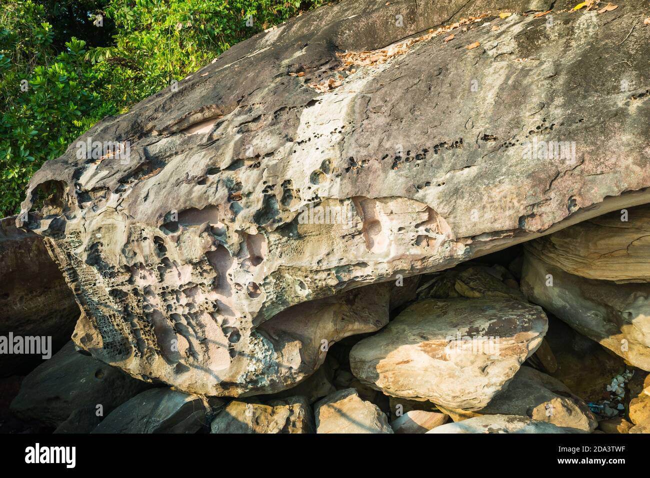 Rock in Sihanoukville, Cambodia, Asia Stock Photo - Alamy