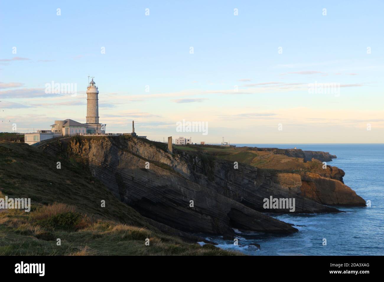 El Faro de Cabo Mayor The Light House of the large cape in Santander ...