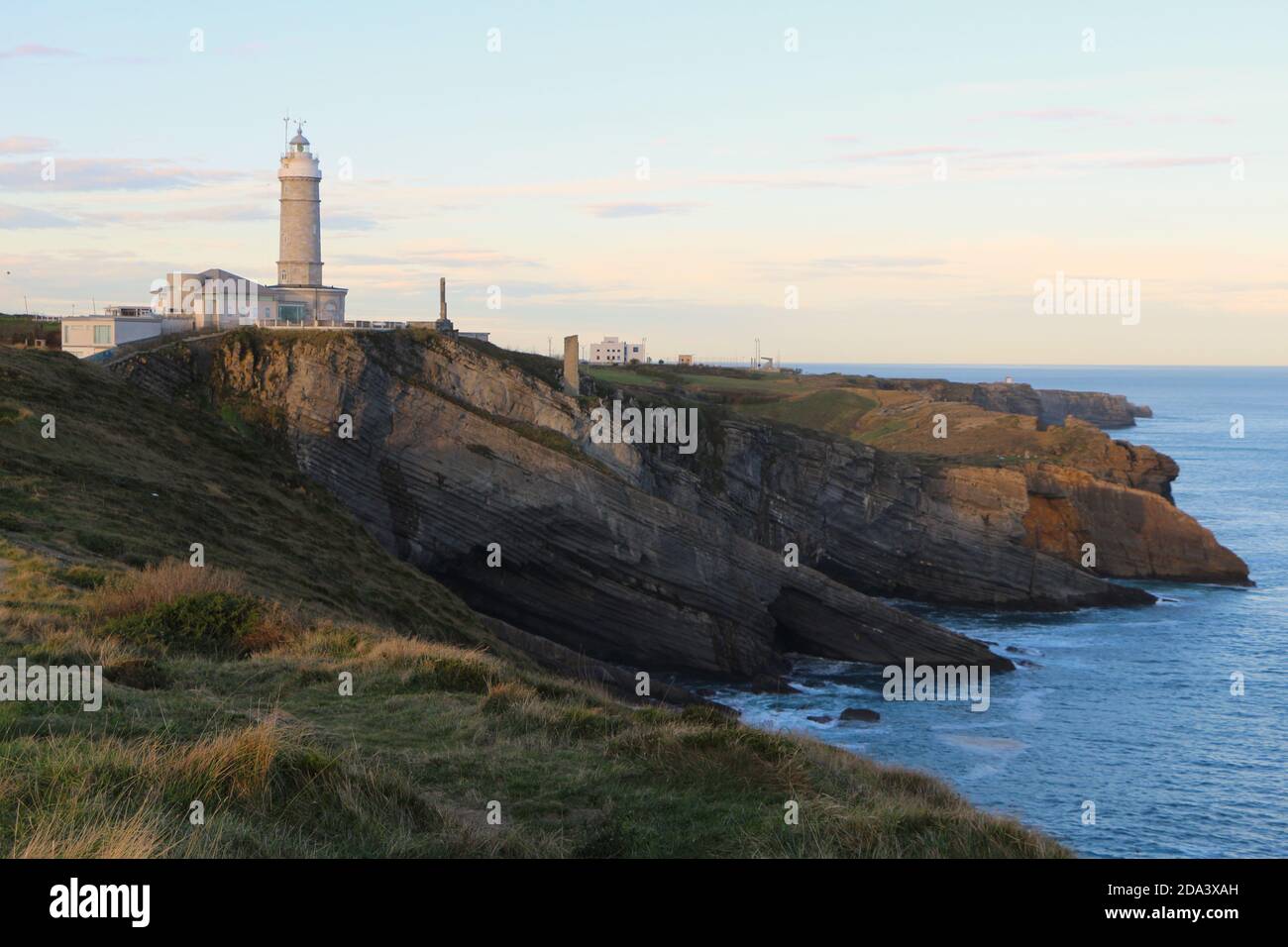 El Faro de Cabo Mayor The Light House of the large cape in Santander ...