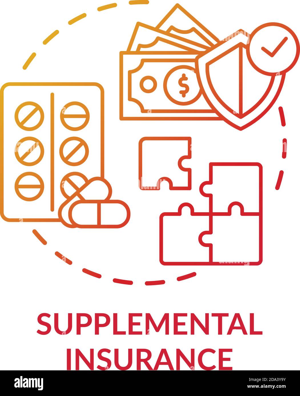 Supplemental insurance Stock Vector Images - Alamy