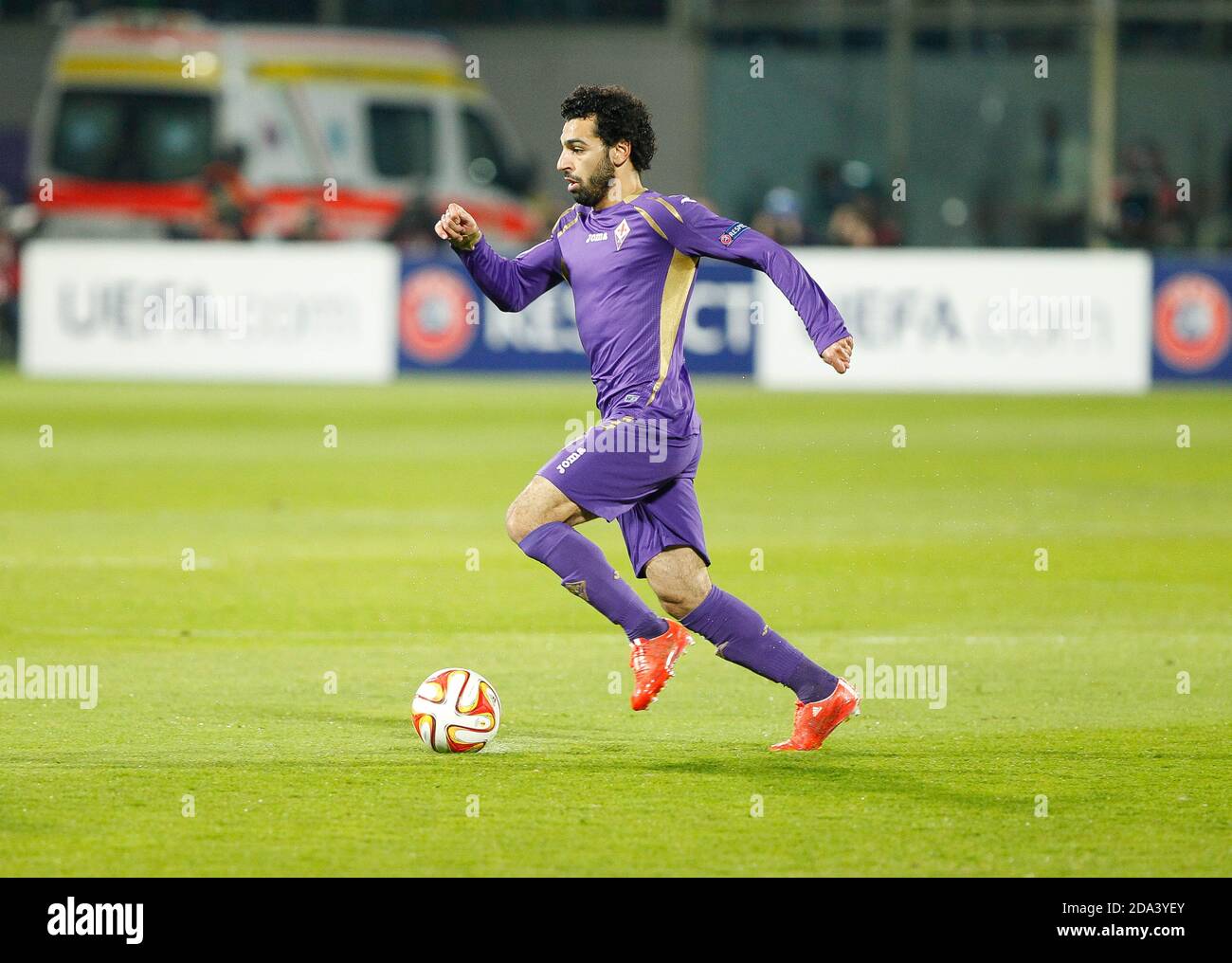 Mohamed salah roma fiorentina hi-res stock photography and images - Alamy