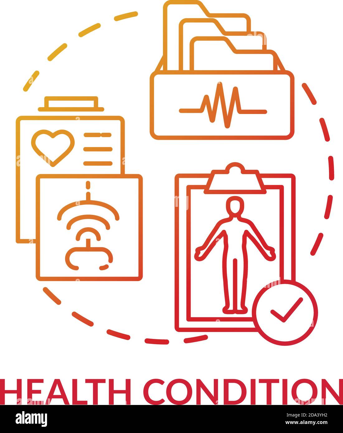 Health condition concept icon Stock Vector Image & Art - Alamy