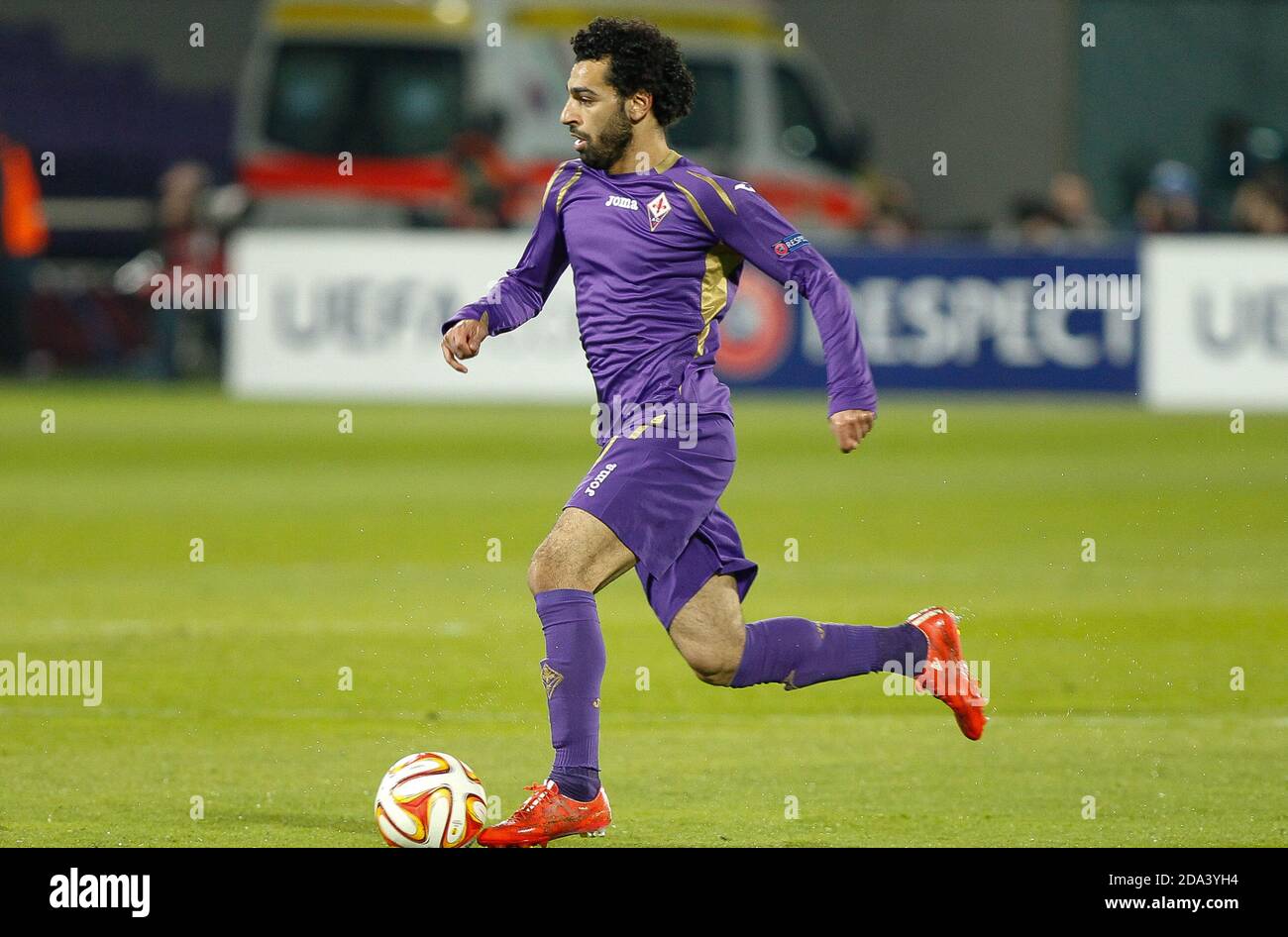 Mohamed salah roma fiorentina hi-res stock photography and images - Alamy
