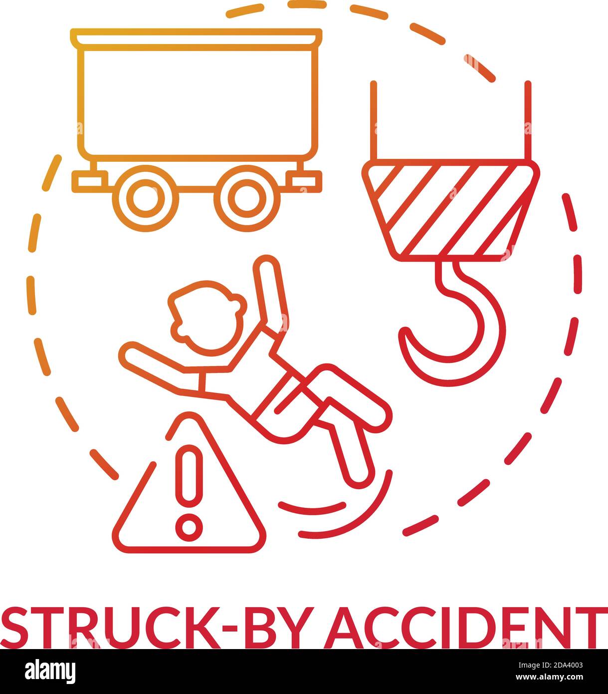 Work injury accident line Stock Vector Images - Alamy