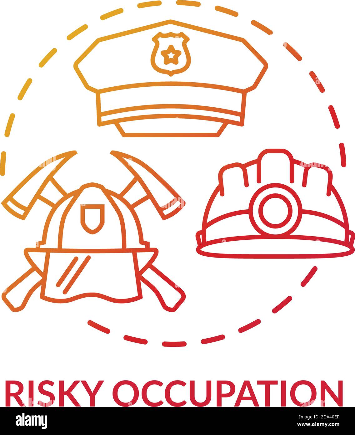 Dangerous work condition Stock Vector Images - Alamy