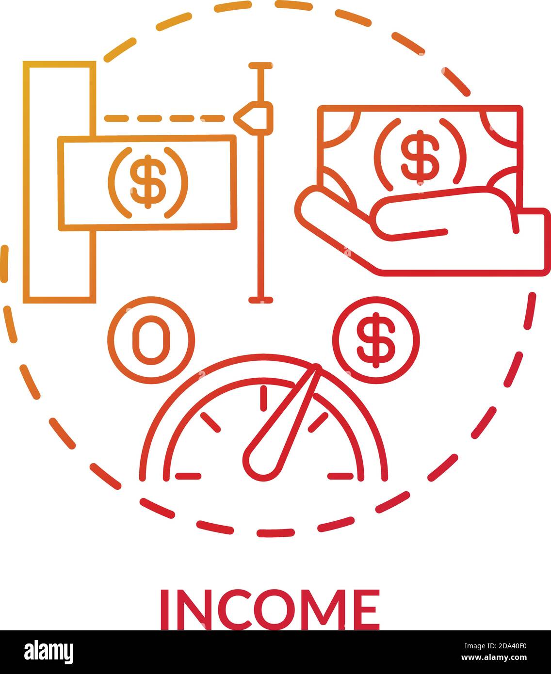 Income concept icon Stock Vector Image & Art - Alamy