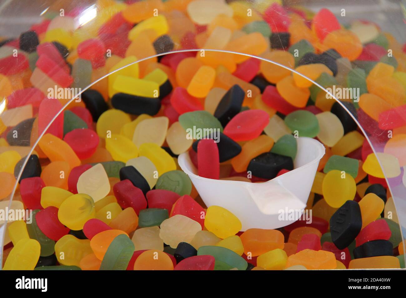 The Scoop and Sweets of a Self Serve Shop Service Stock Photo - Alamy