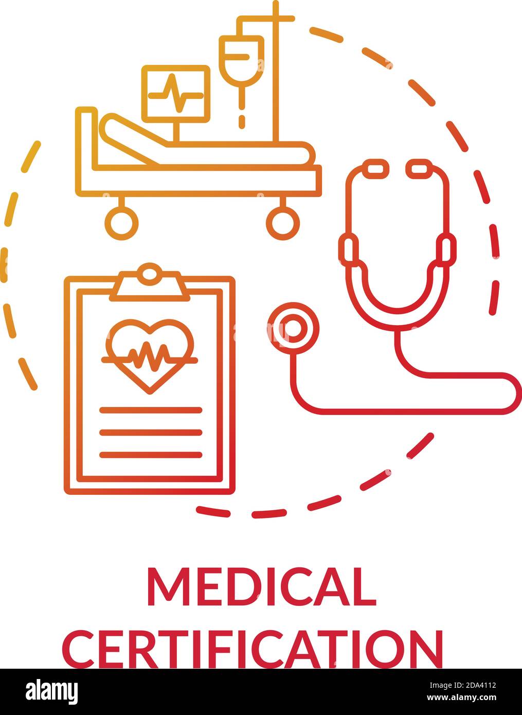 Medical certification concept icon Stock Vector Image & Art - Alamy