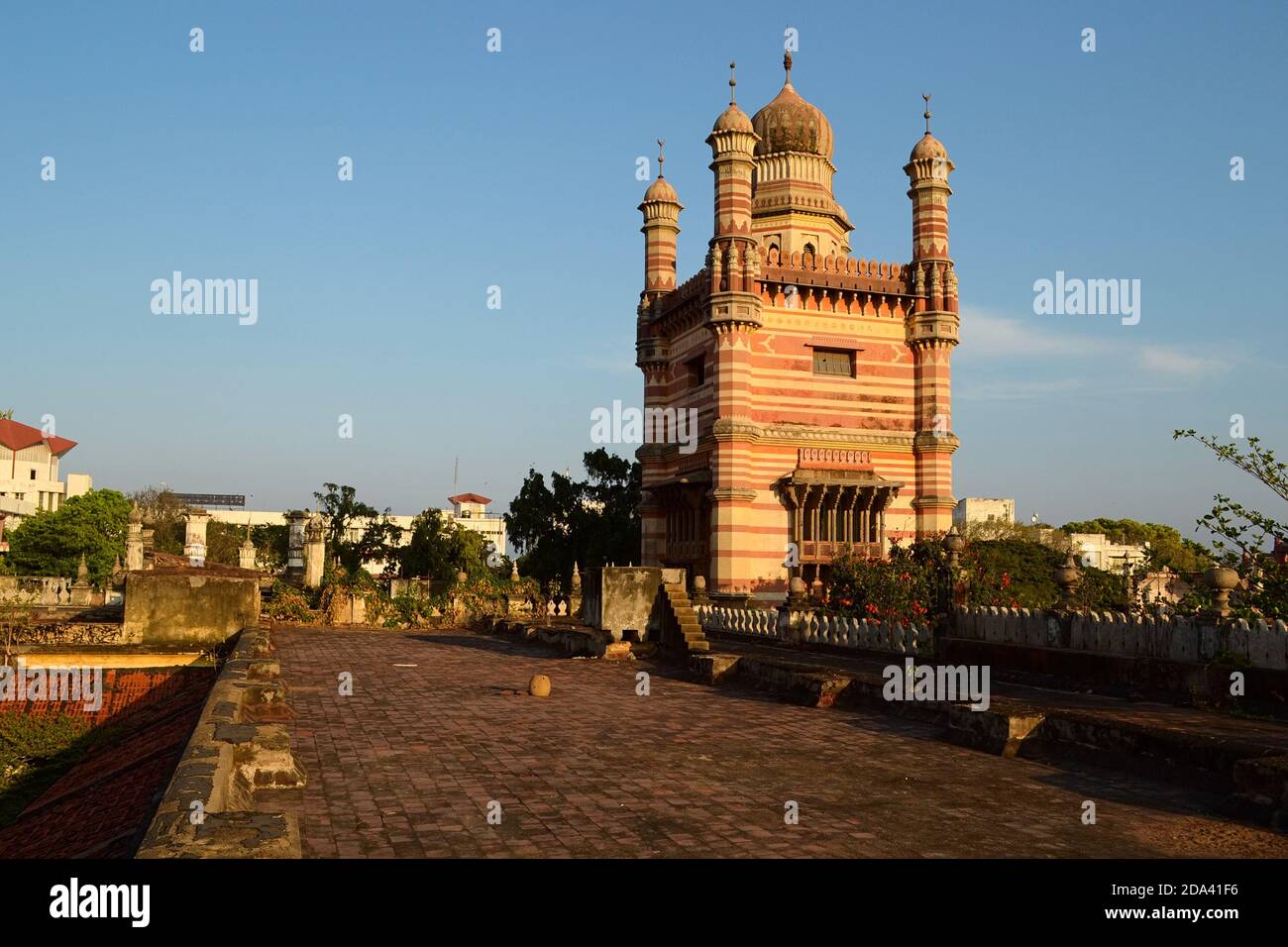 View from the roof of the Chepauk palace, Tamil Nadu, Chennai, April ...