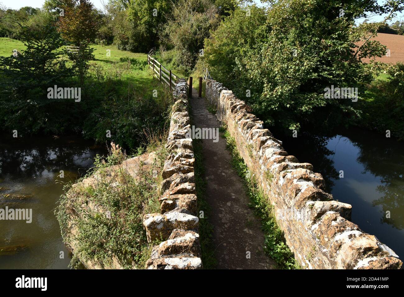 Scutt's Bridge, Packhorse bridge over the River Frome between Rode and ...