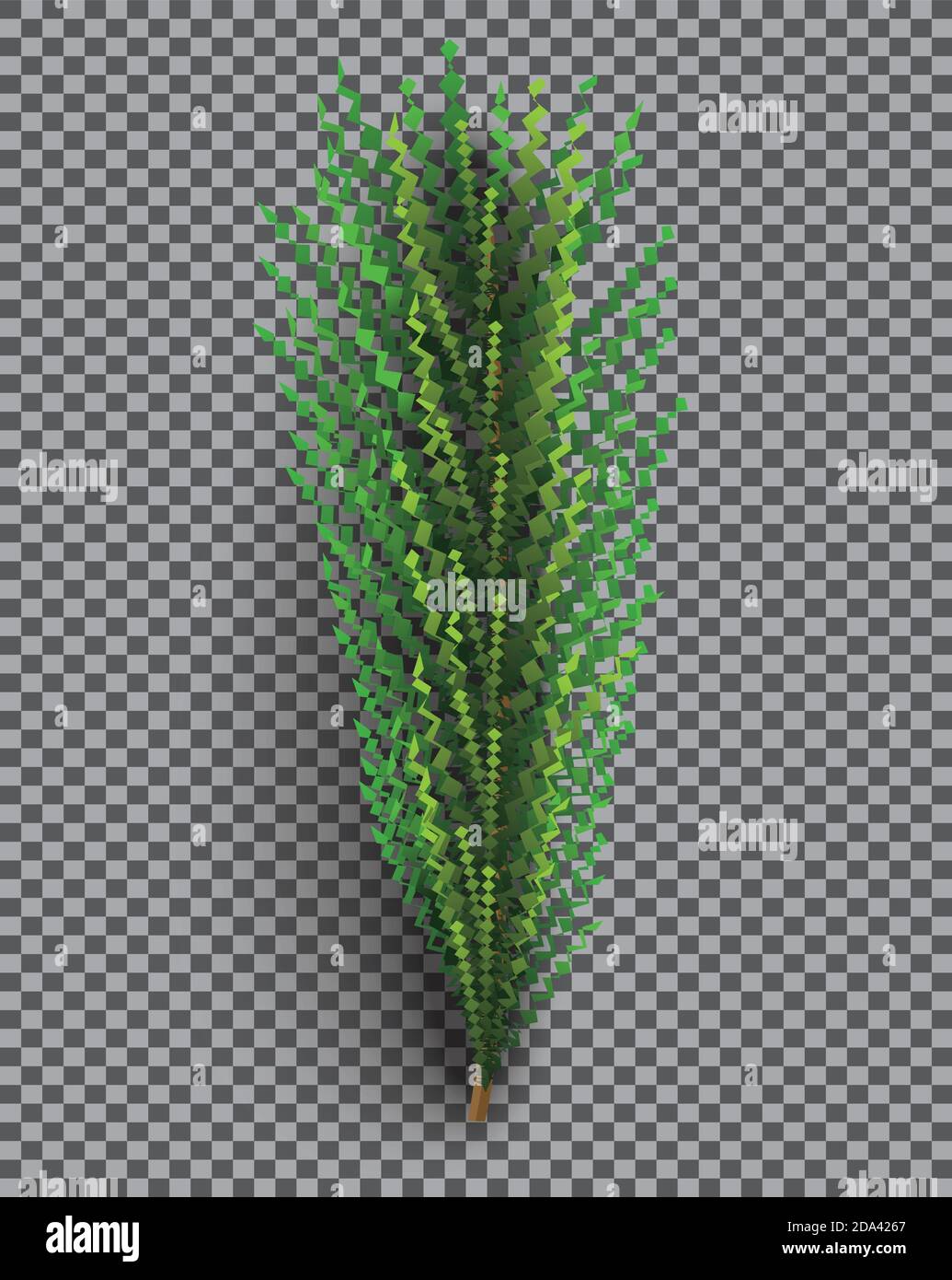 Fir Branch. Christmas Tree. Vector Illustration. Pine Sprig on ...