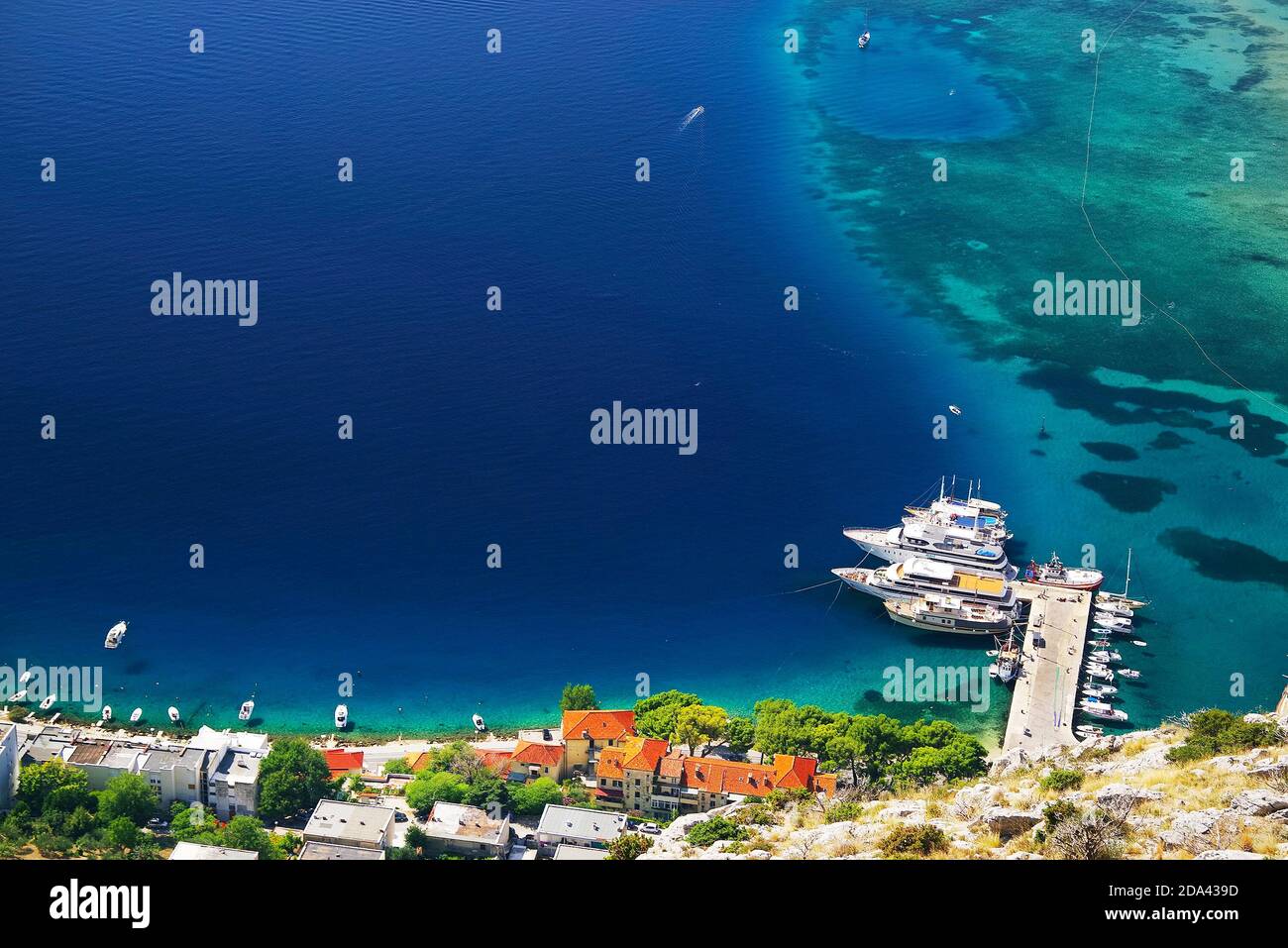 Aerial view omis riviera hi-res stock photography and images - Alamy