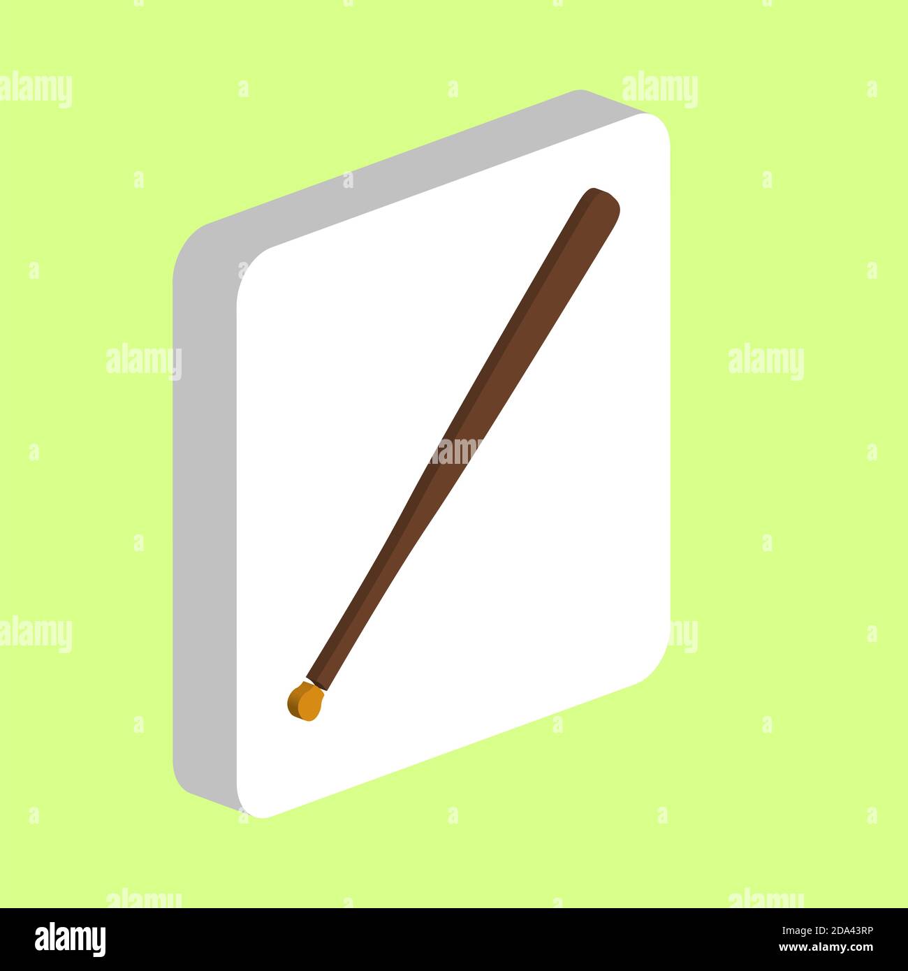Baseball bat Simple vector icon. Illustration symbol design template ...
