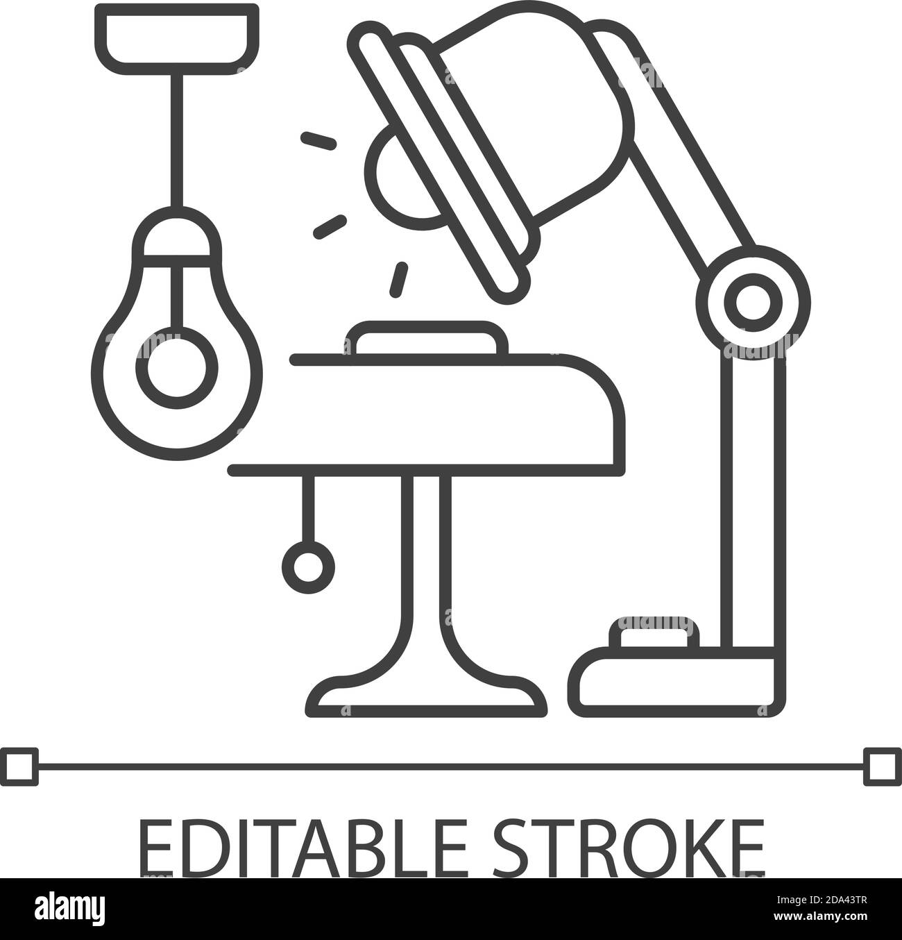 Lighting linear icon Stock Vector Image & Art - Alamy