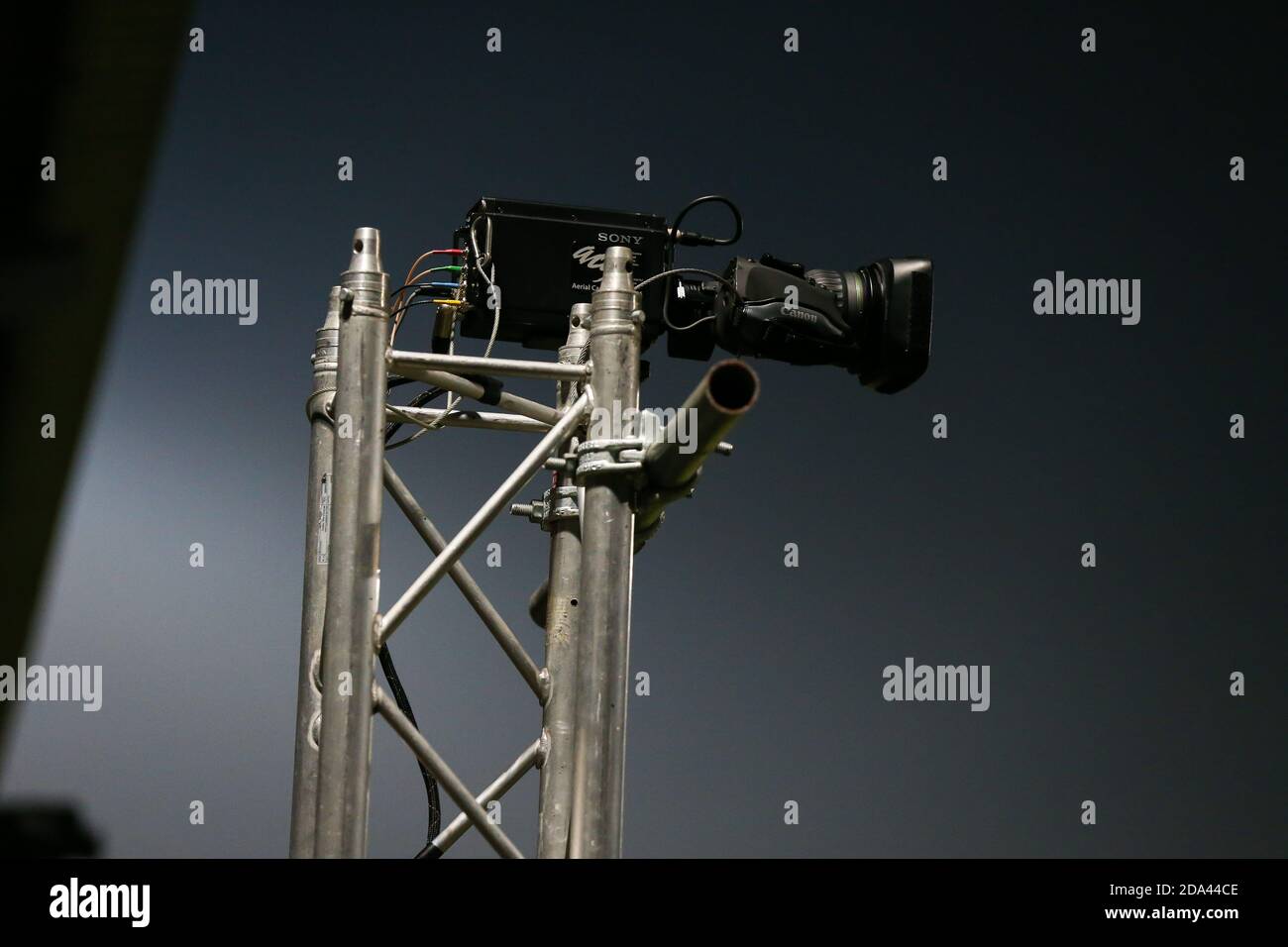 Remote Tv cameras in use covering FC United of Manchester and Doncaster ...