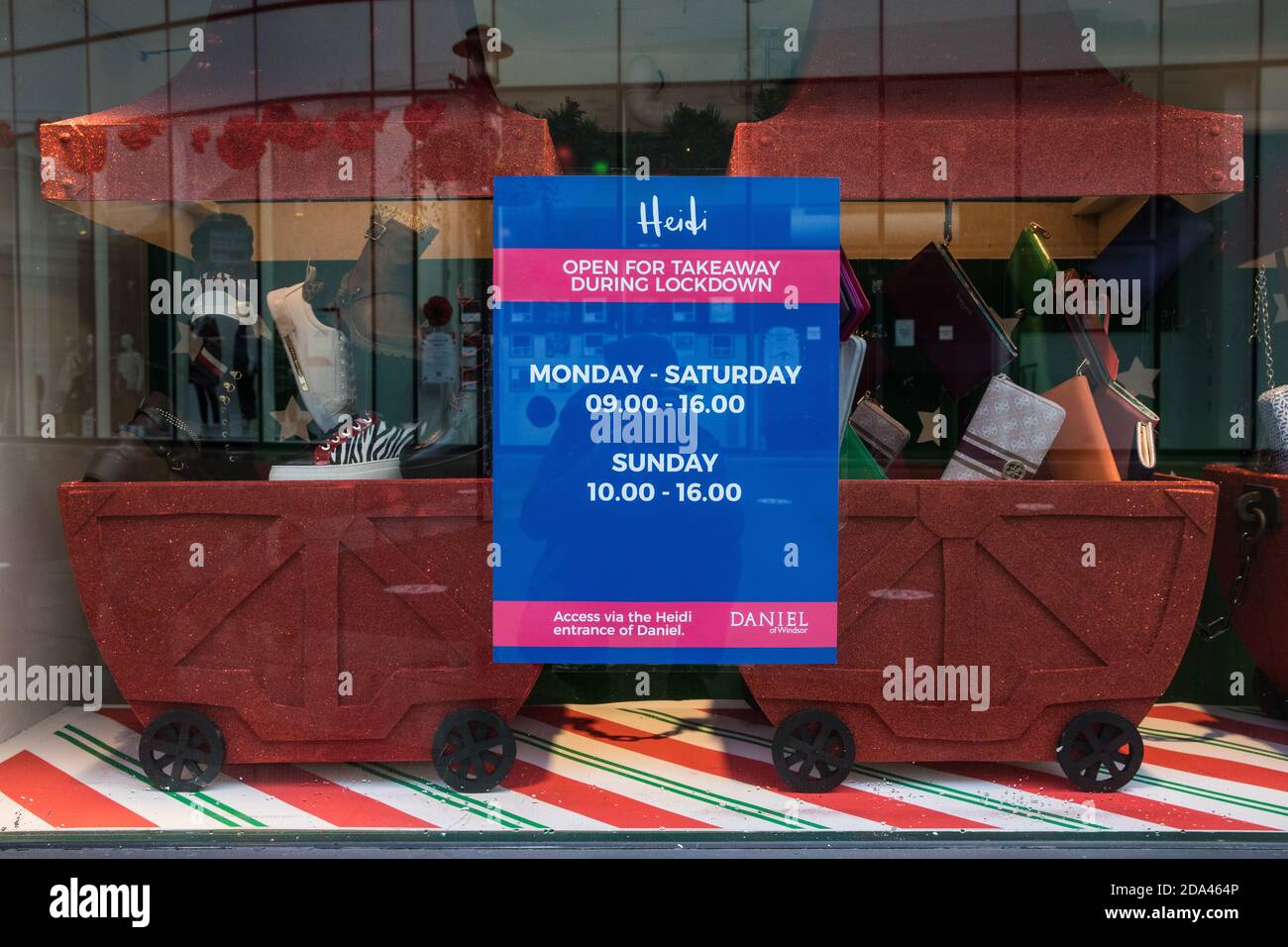 The window display of the daniel department store in windsor hi-res ...