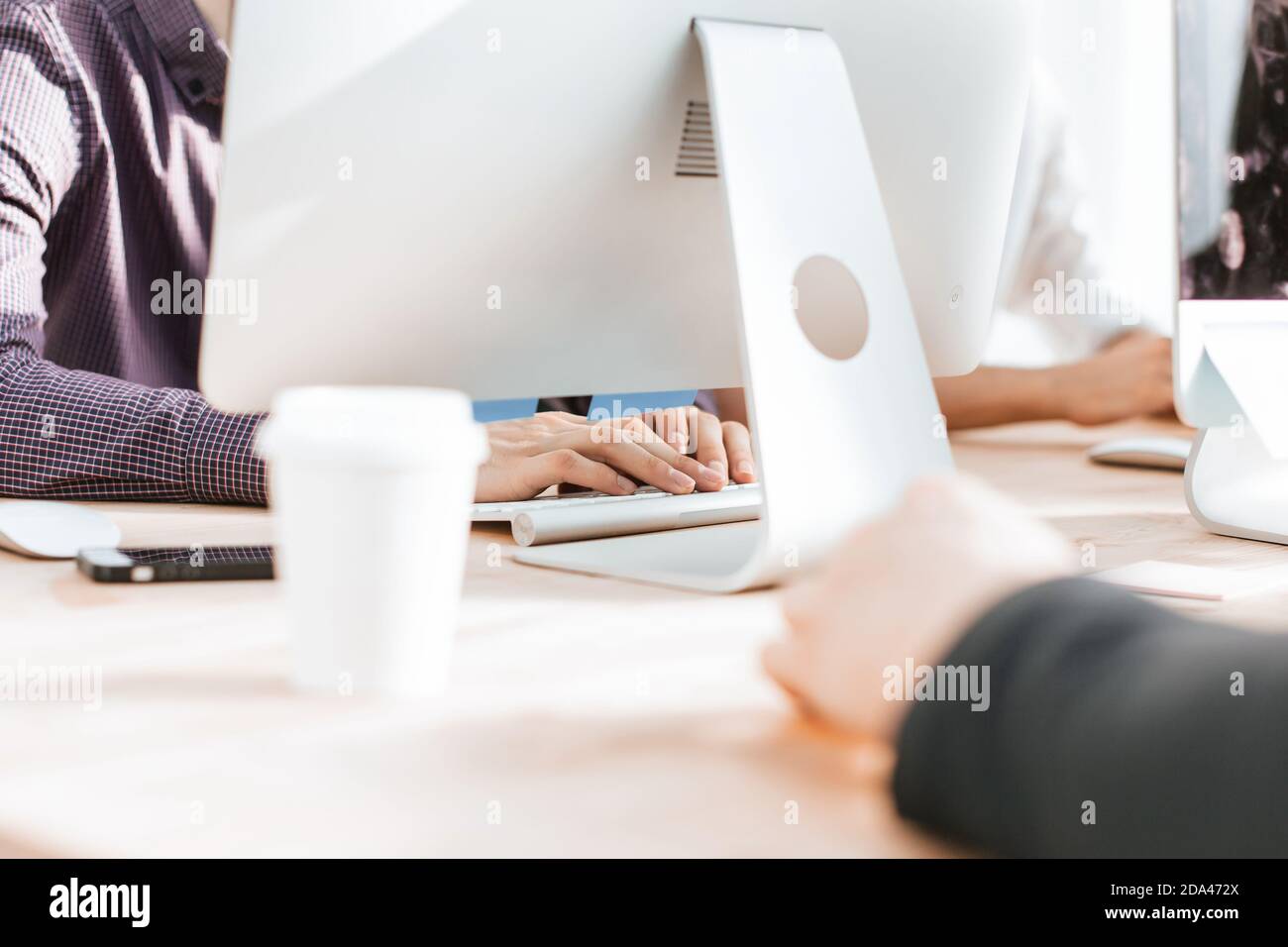 background image office employees in the workplace Stock Photo - Alamy