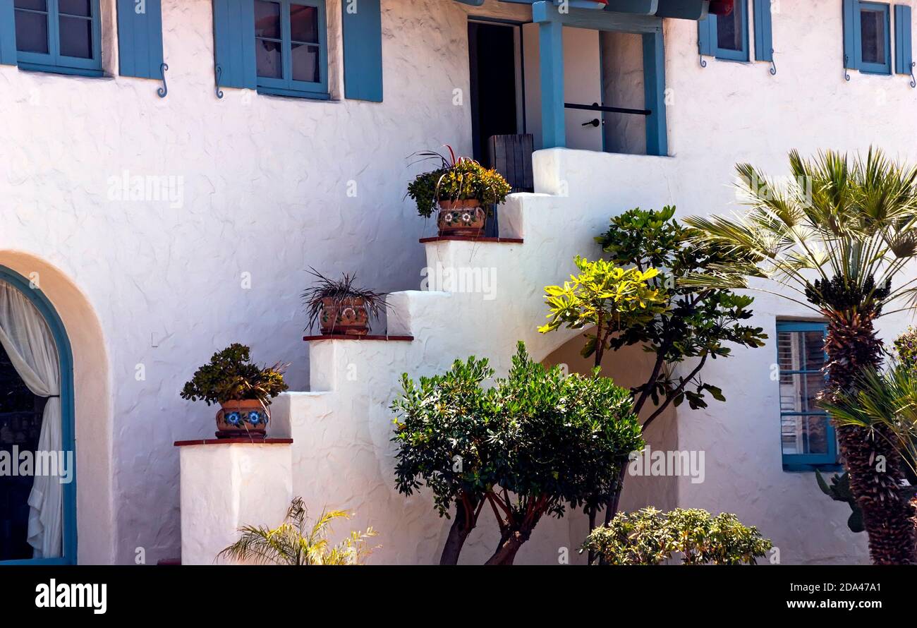 Old stairs in old town San Diego,California,United States of America ...