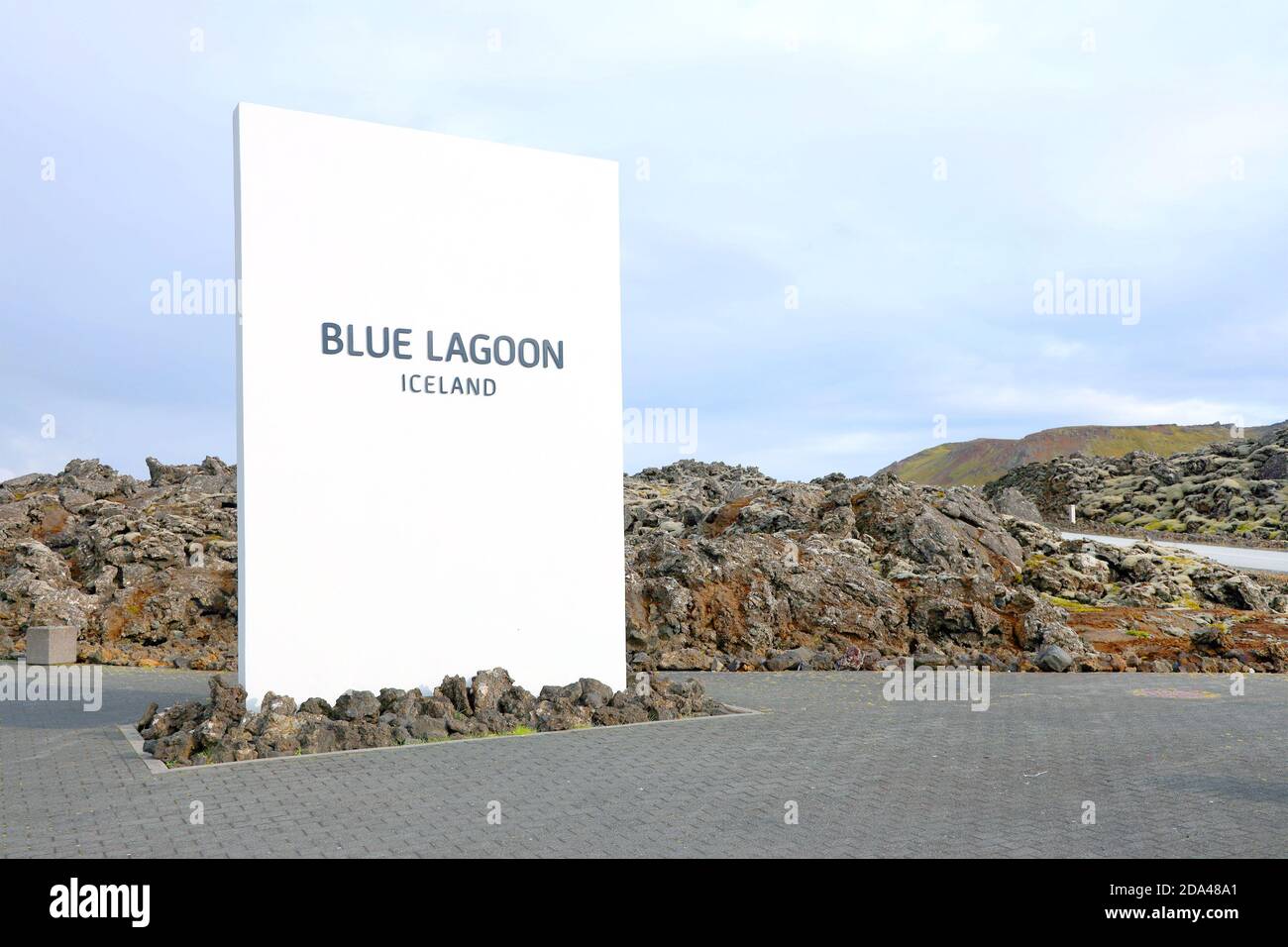 Volcanic landscape of Blue Lagoon in Iceland, Europe Stock Photo - Alamy