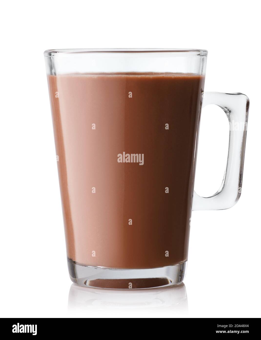 glass cup of chocolate milk Stock Photo - Alamy