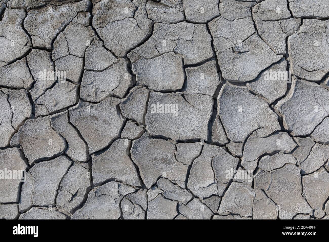 The texture of dried cracked mud flowed out of a mud volcano Stock ...