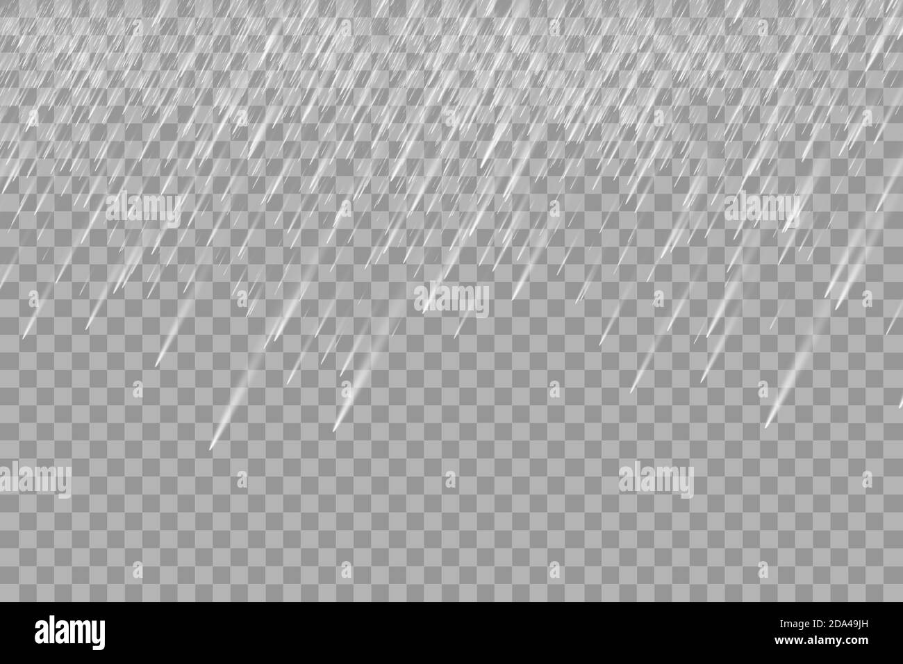 Rain transparent template background. Falling water drops texture ...