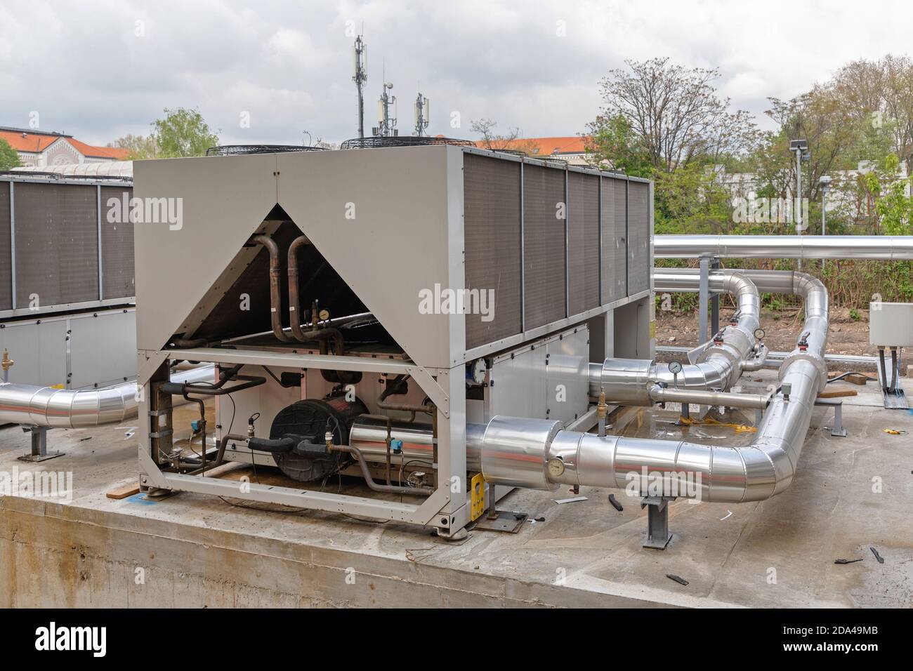 Heating Ventilation and Air Conditioning Hvac Equipment Stock Photo - Alamy