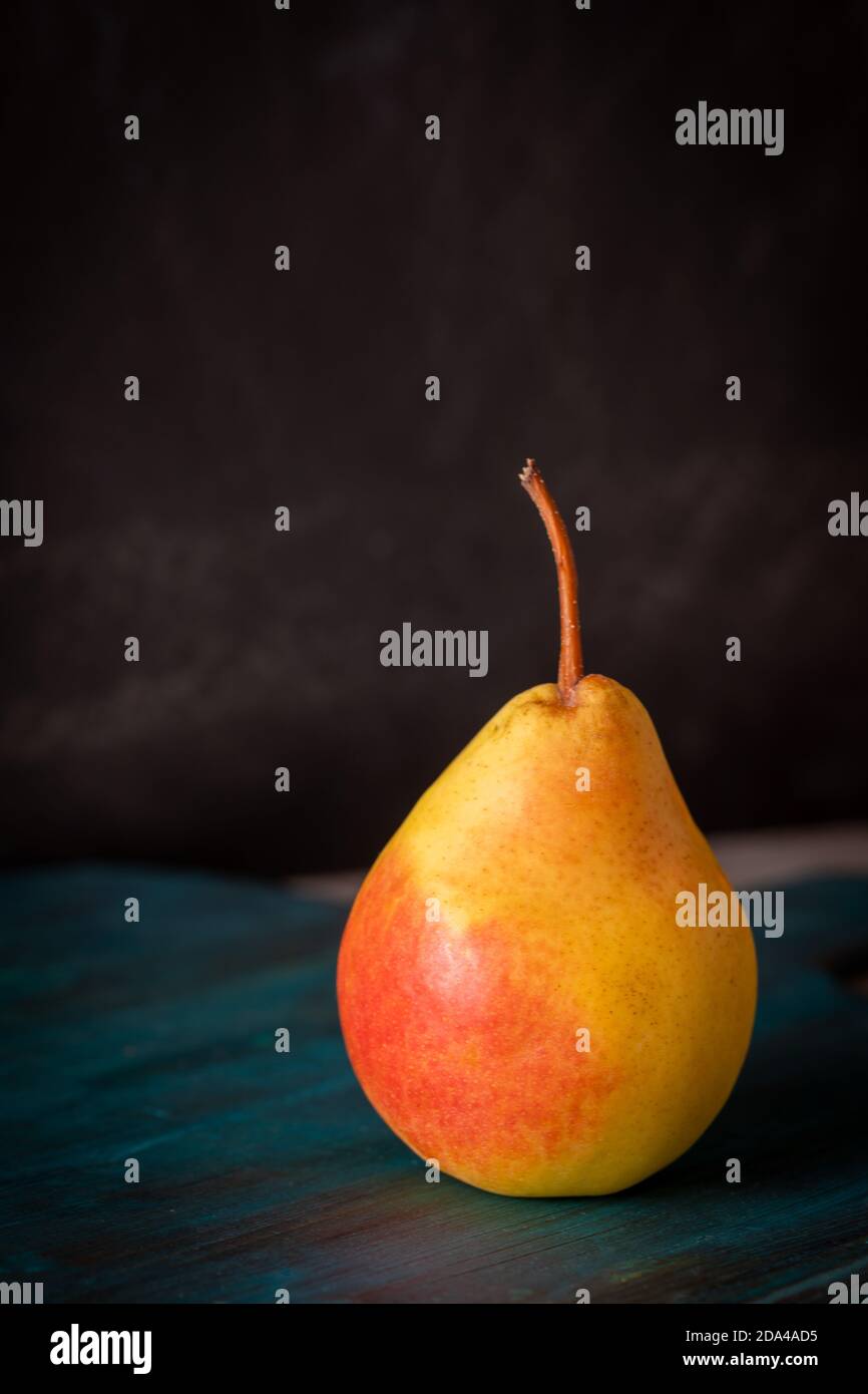 table top collection of Pears, Red Anjou, Bosc, and Comic Stock Photo ...
