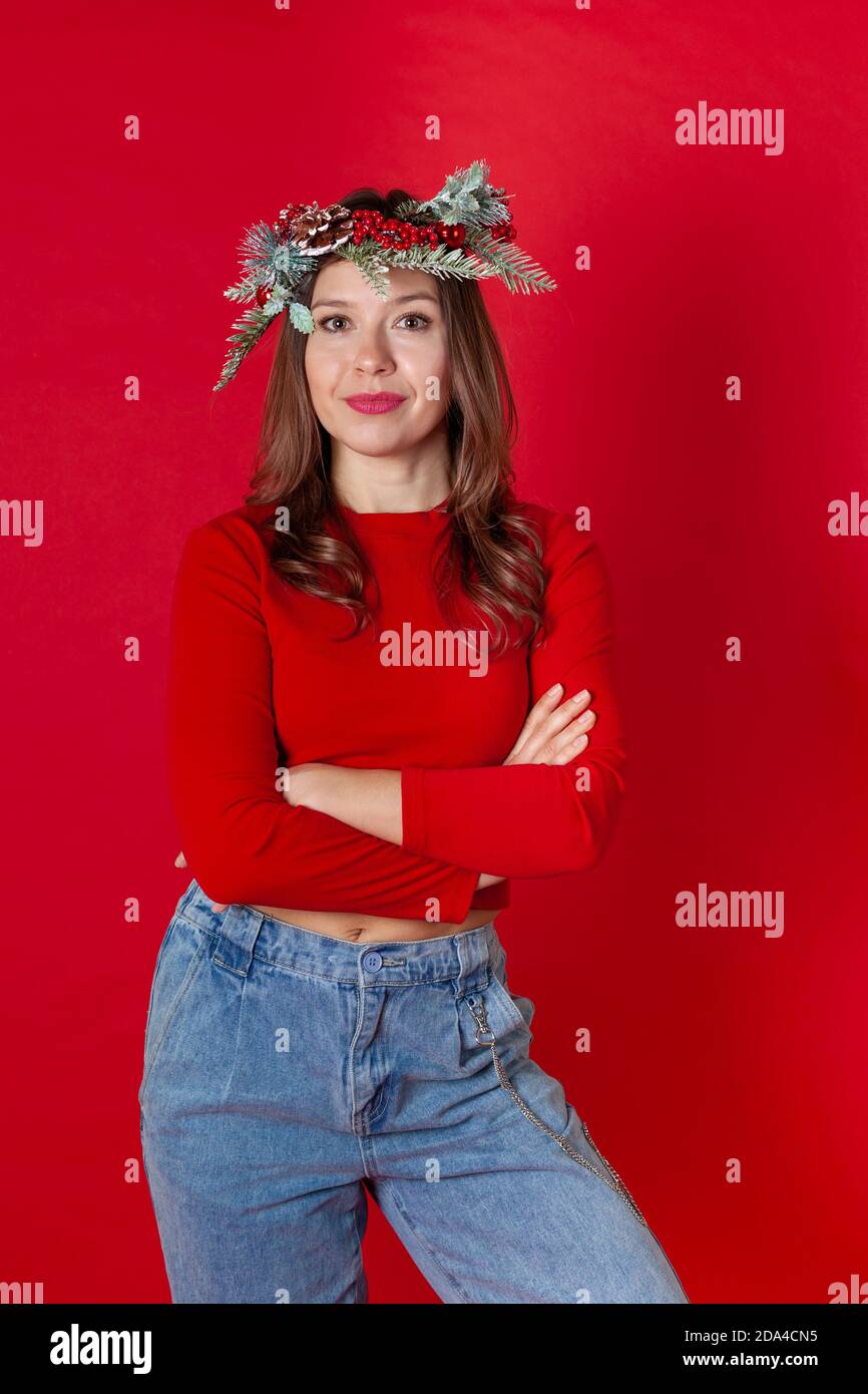 Hand on chest woman happy hi-res stock photography and images - Alamy