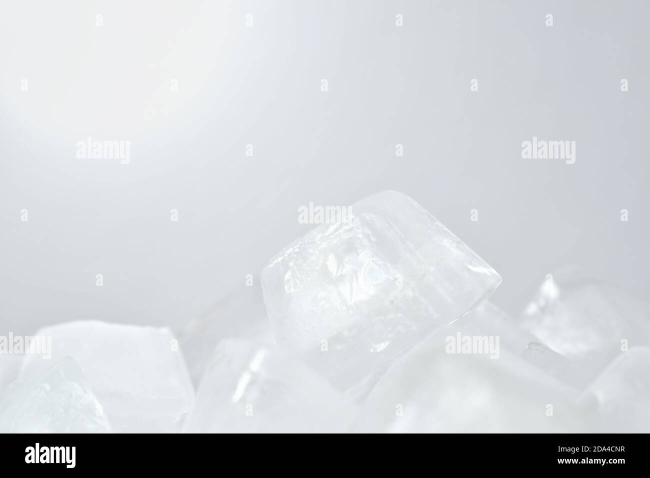 close up of ice cube texture on white background Stock Photo - Alamy