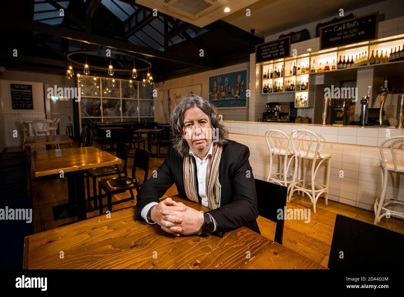 Chef and restaurateur Michael Deane at his Belfast restaurant, Deanes ...