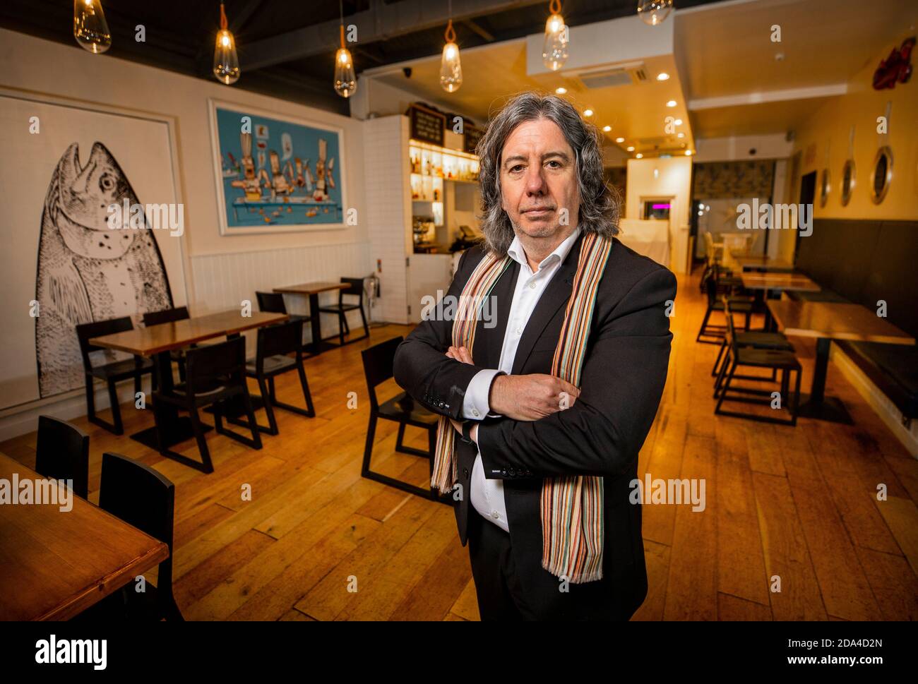 Chef and restaurateur Michael Deane at his Belfast restaurant, Deanes ...