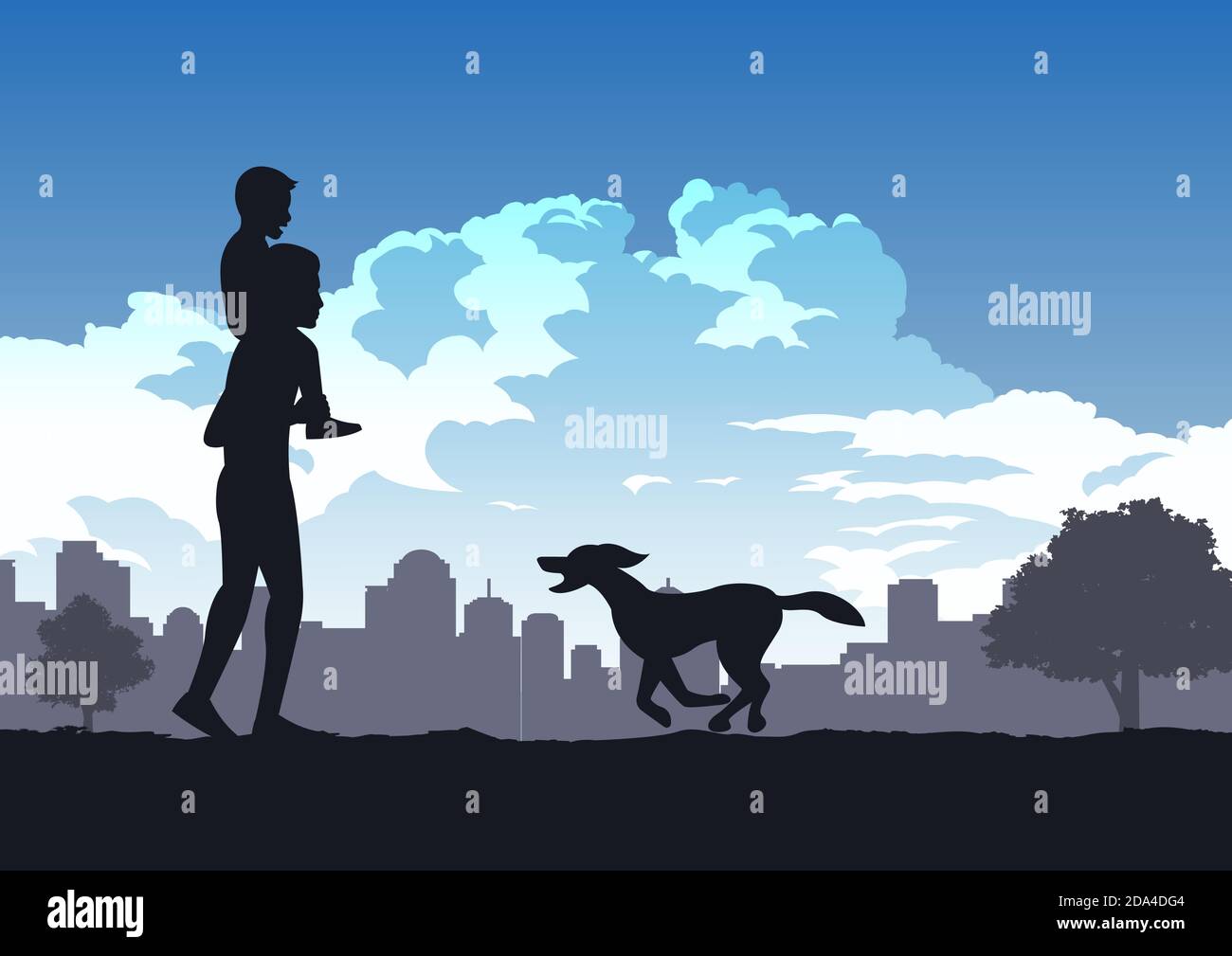 Run daddy Stock Vector Images - Alamy