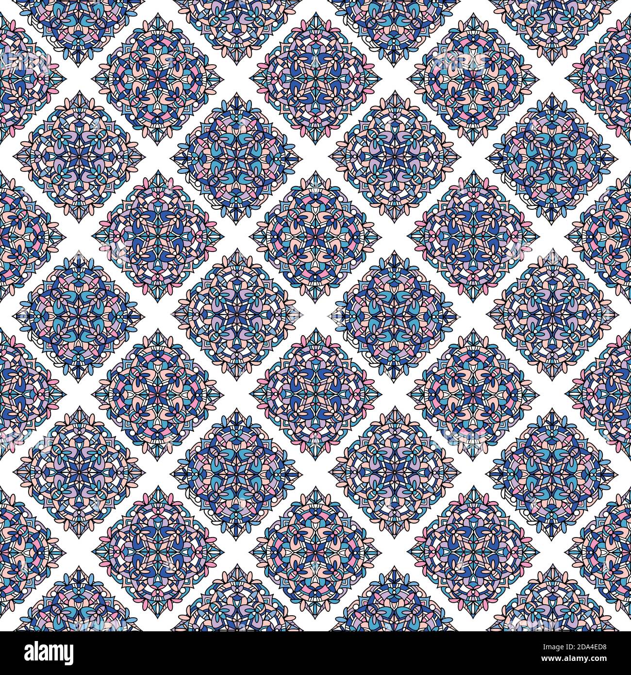 Striped seamless pattern. Floral wallpaper. Colorful ornamental border ...