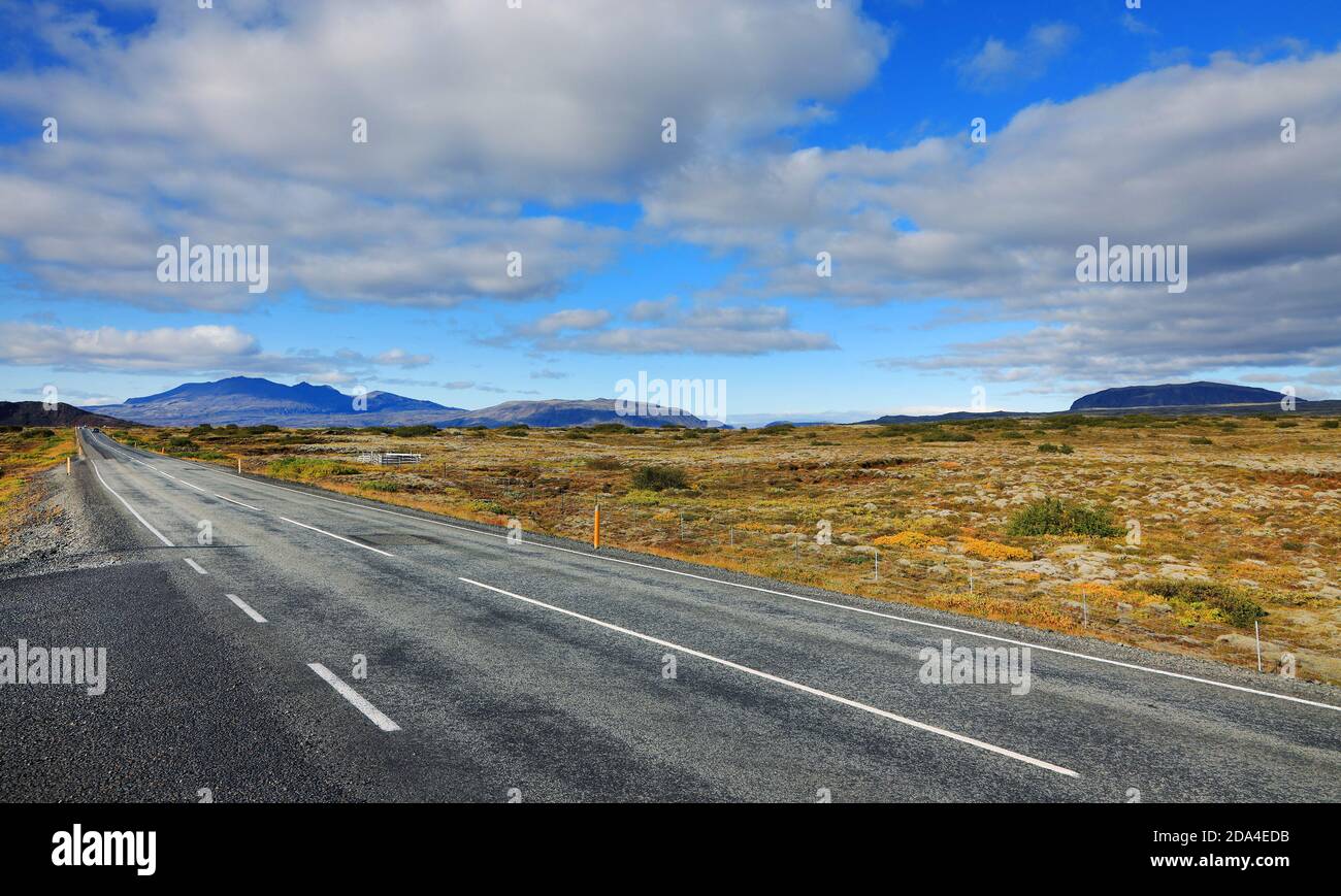 Route 1 or Ring Road (Hringvegur), the national road that runs around ...
