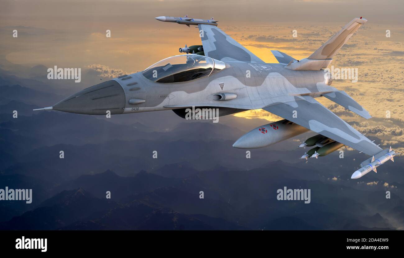Lockheed Martin F-16 Stock Photo - Alamy