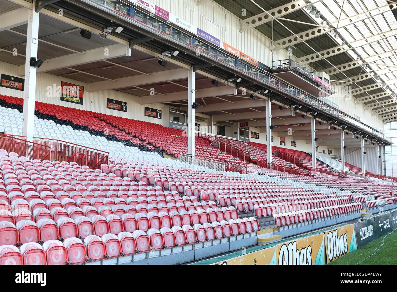 Kingsholm, home of Gloucester Rugby, during lockdown. Picture by Antony ...