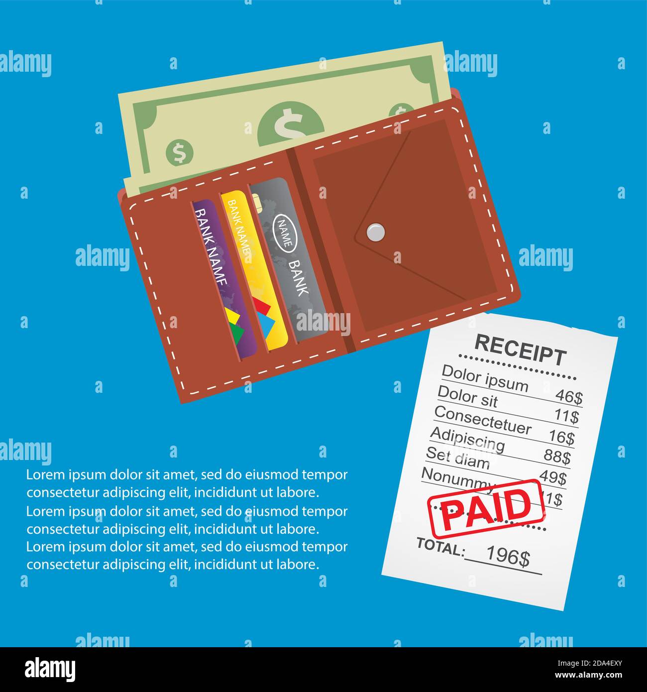 Blank receipt hi-res stock photography and images - Alamy