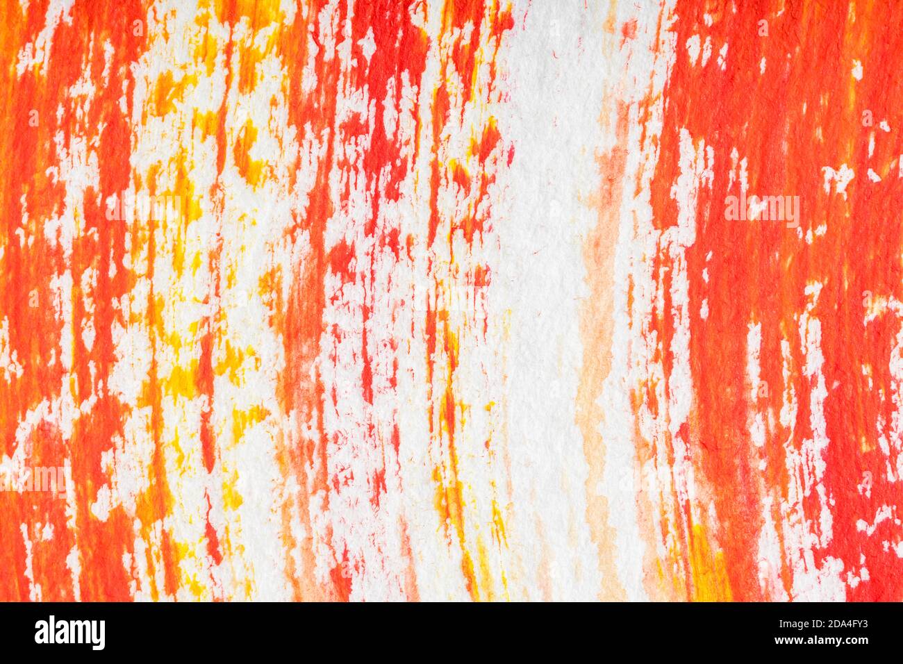 Macro / close-up shot of vibrant red-ish swirly paint brush stroke on ...