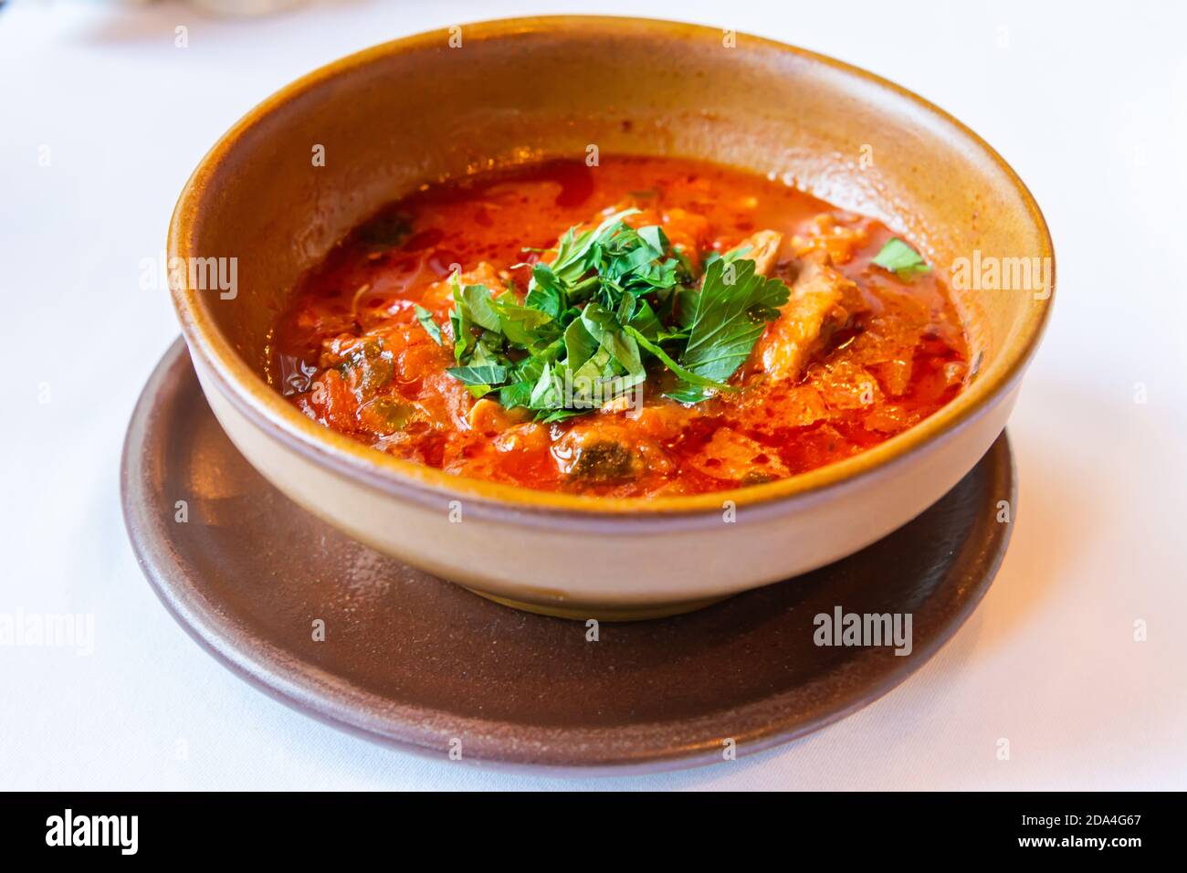 Georgian traditional chahohbili herbs hi-res stock photography and ...