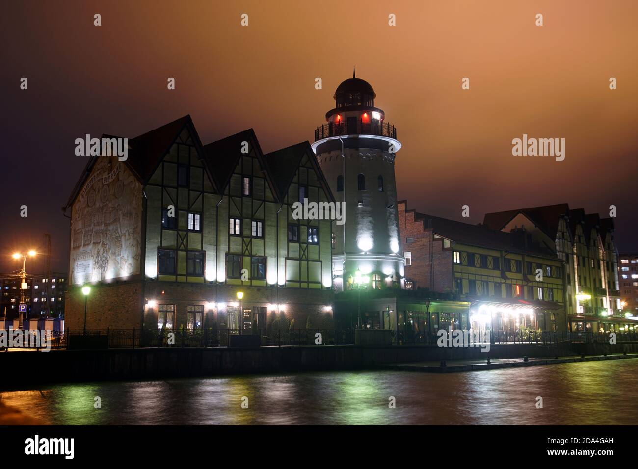 The Fishermen's village on the Pregolya River in Kaliningrad, Russia ...