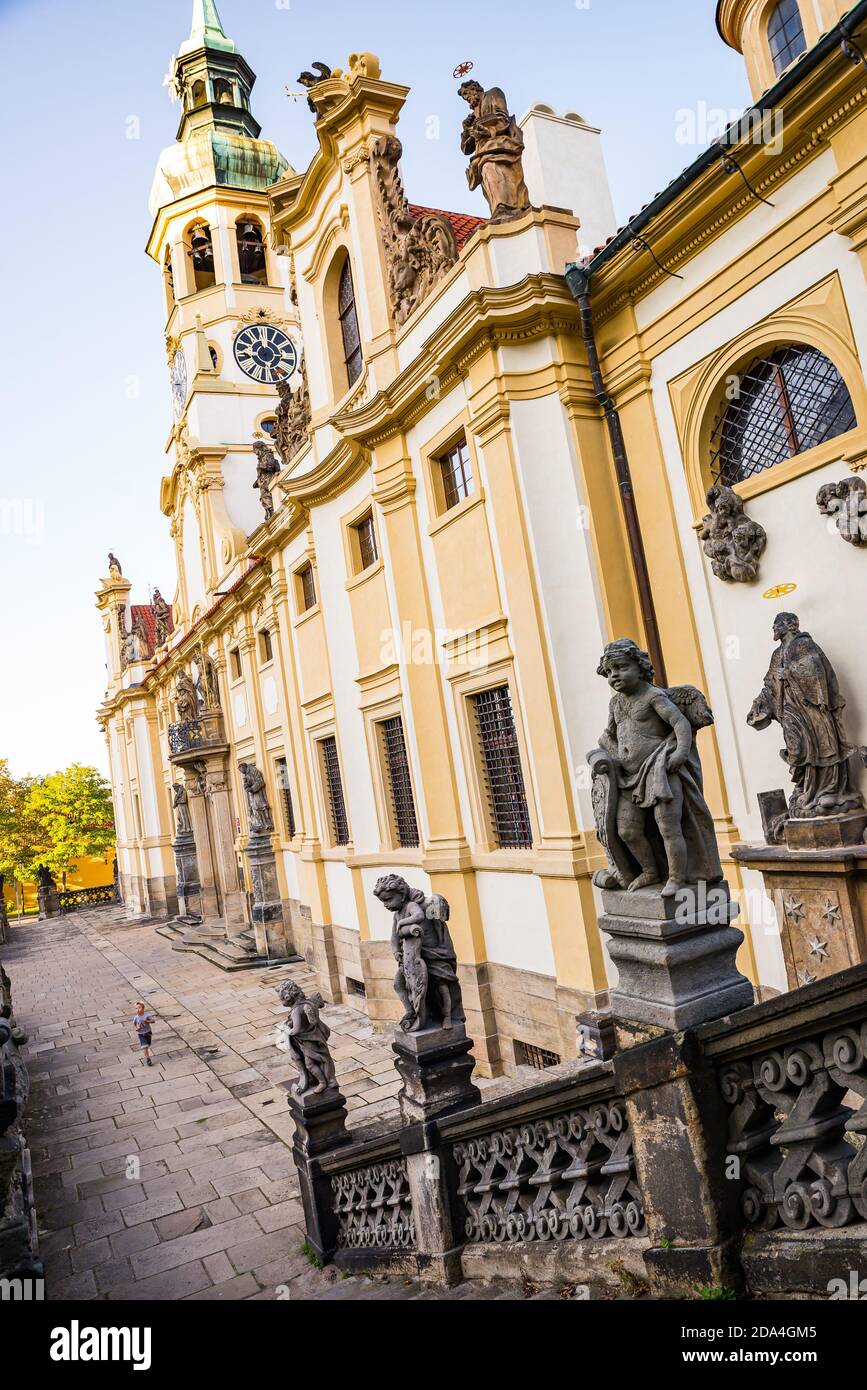 Prague, Czech republic - September 19, 2020. Palace of Loreta at ...